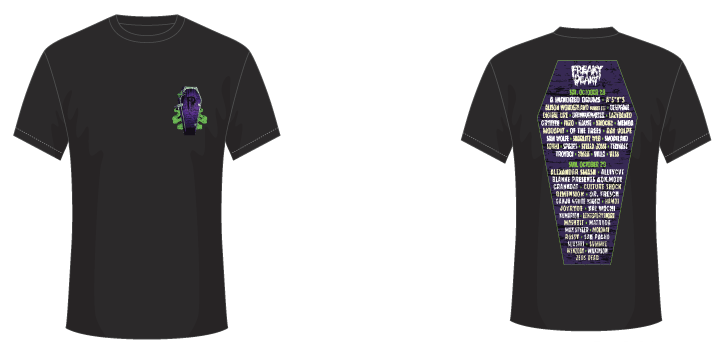 Freaky Deaky 2023 Casket Lineup Tee – DDP Merch